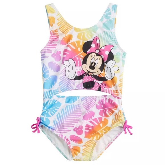 Disney | Swim | Minnie Mouse Swim Suit Girls Onepiece | Poshmark